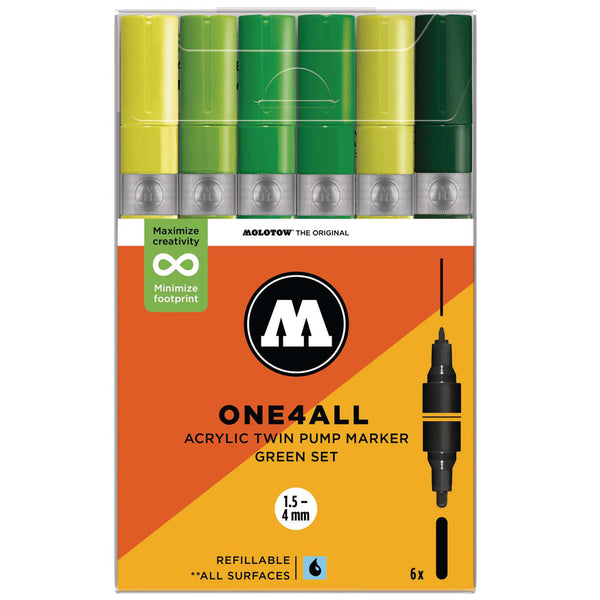 Molotow One4All Acrylic Twin Pump Marker Sets - InfamyArt