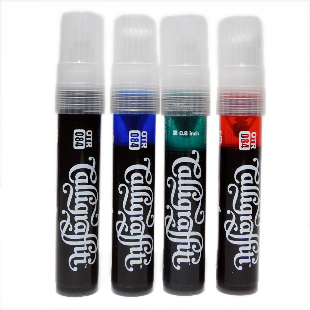 OTR .084 Calligraffiti Flowpen Ink Calligraphy Font Marker Complete Se ...