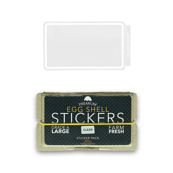 Egg Shell Sticker "Transparent Blanks" Pack - InfamyArt